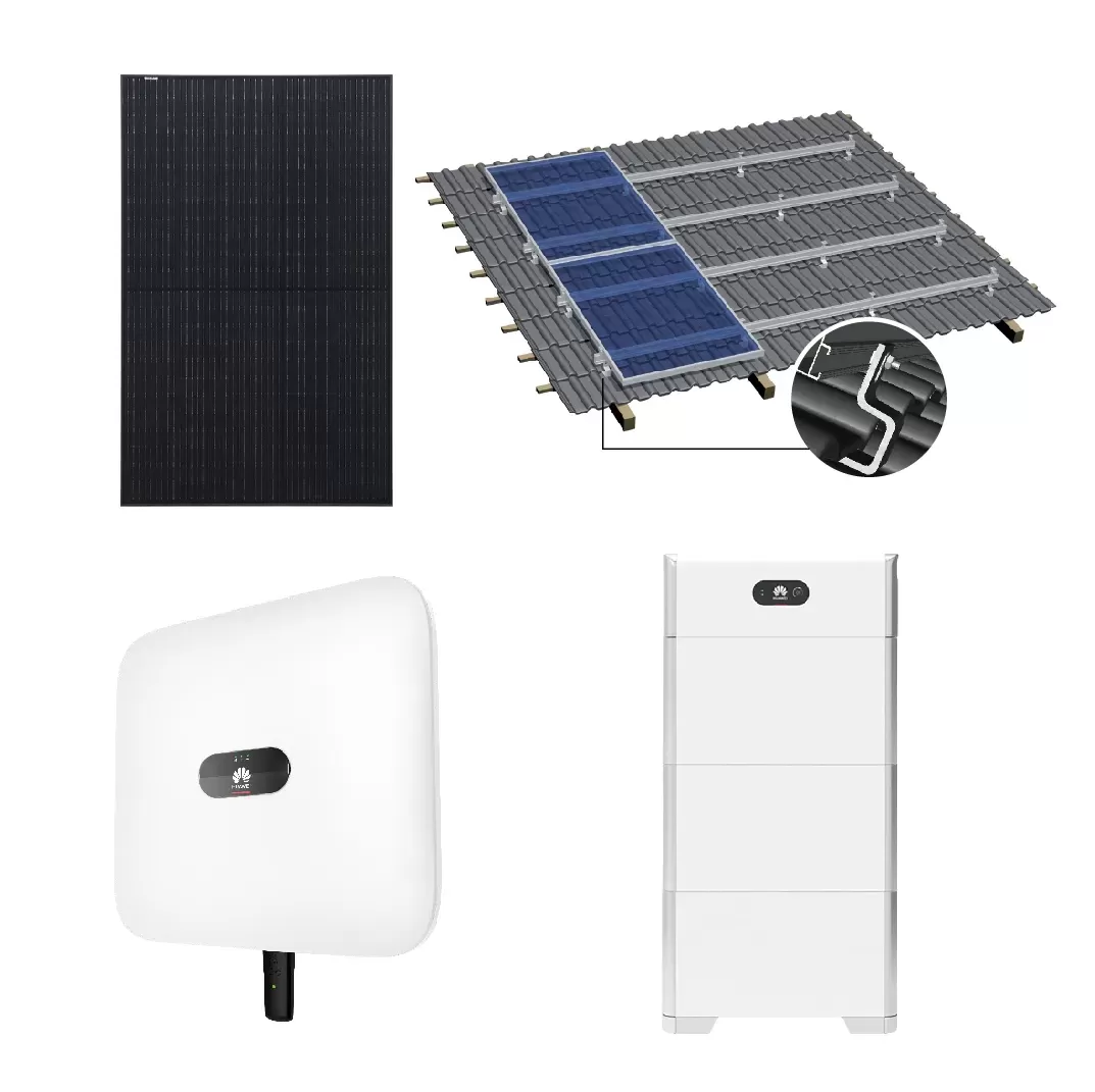 PV-Anlage 3,2 kWp, Huawei-Wechselrichter, Risen Fullblack Solarmodule ...