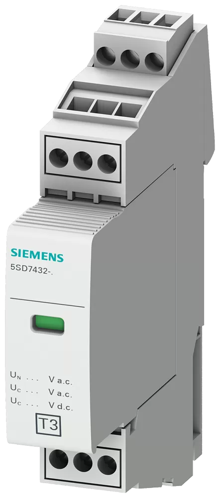 Siemens SPD Typ 3, UN=120V AC/150V DC DC, UC=150V AC/DC,UOC=2kV, 2 ...